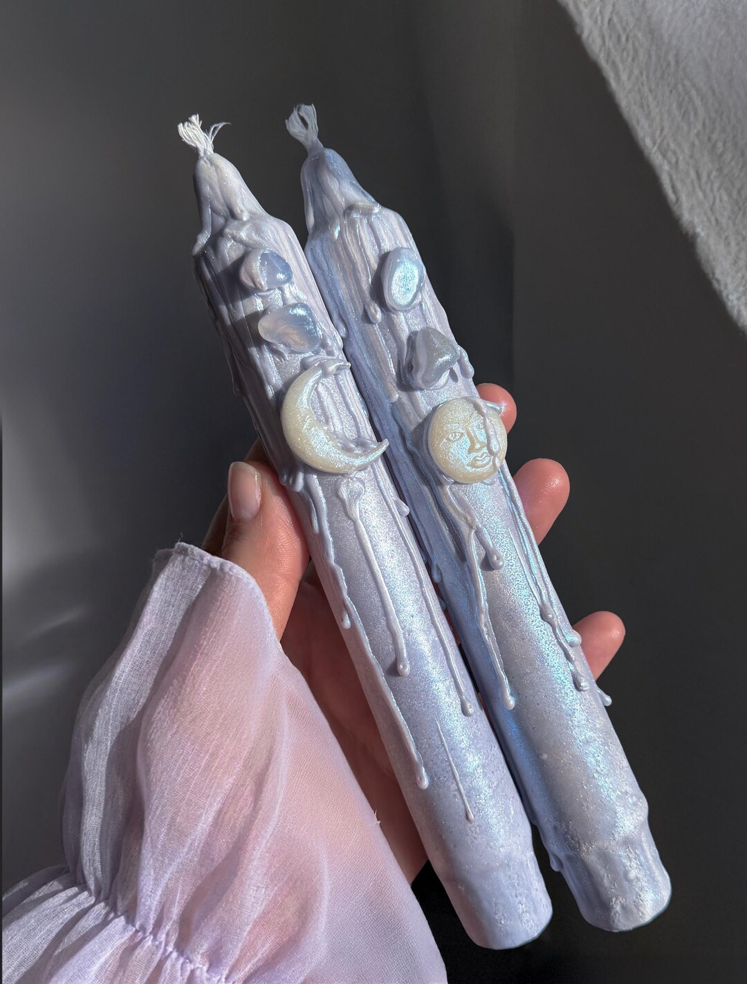 Selene Altar Candles Selene Candle Moon Goddess Celestial Taper for ...