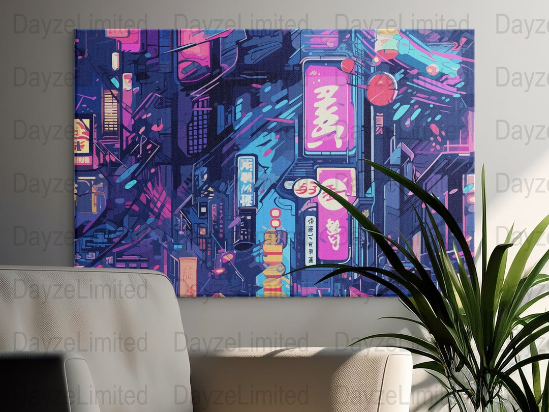 Cyber Tokyo Sketch 10 Exclusive Designer Pattern PNG - Etsy