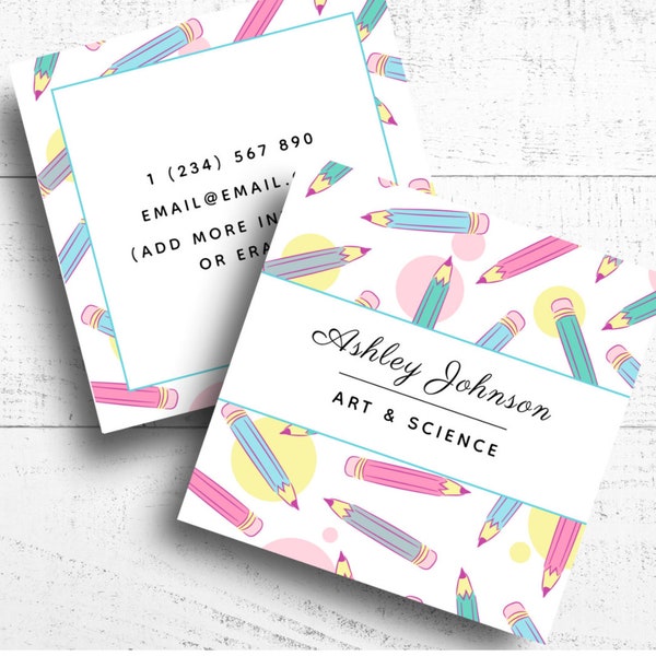 Tutor Business Card - Etsy