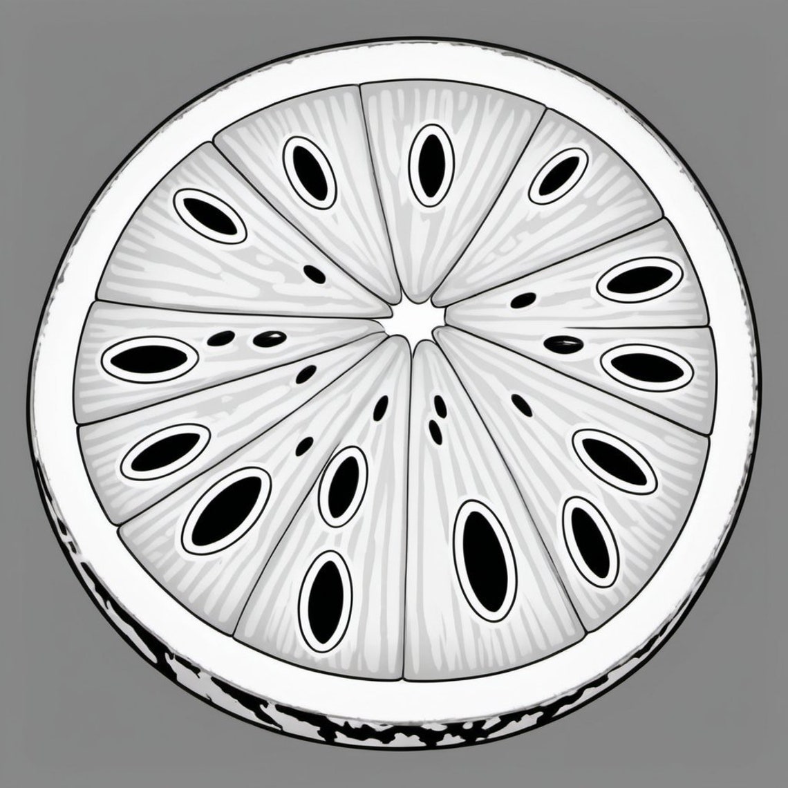 25 Printable Gray Scale Coloring Pages Fruit Adult Coloring Pages - Etsy