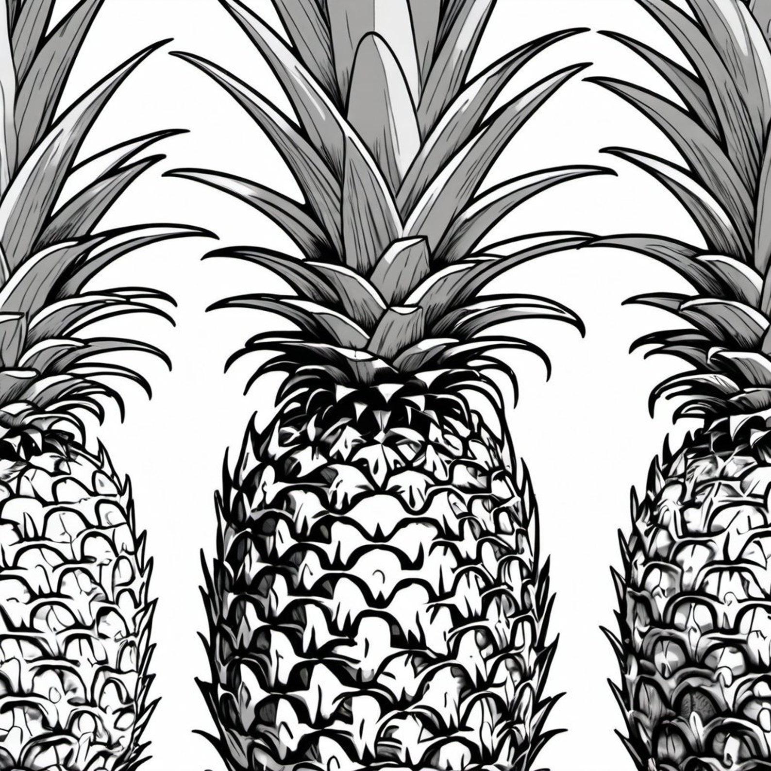 25 Printable Gray Scale Coloring Pages Fruit Adult Coloring Pages - Etsy