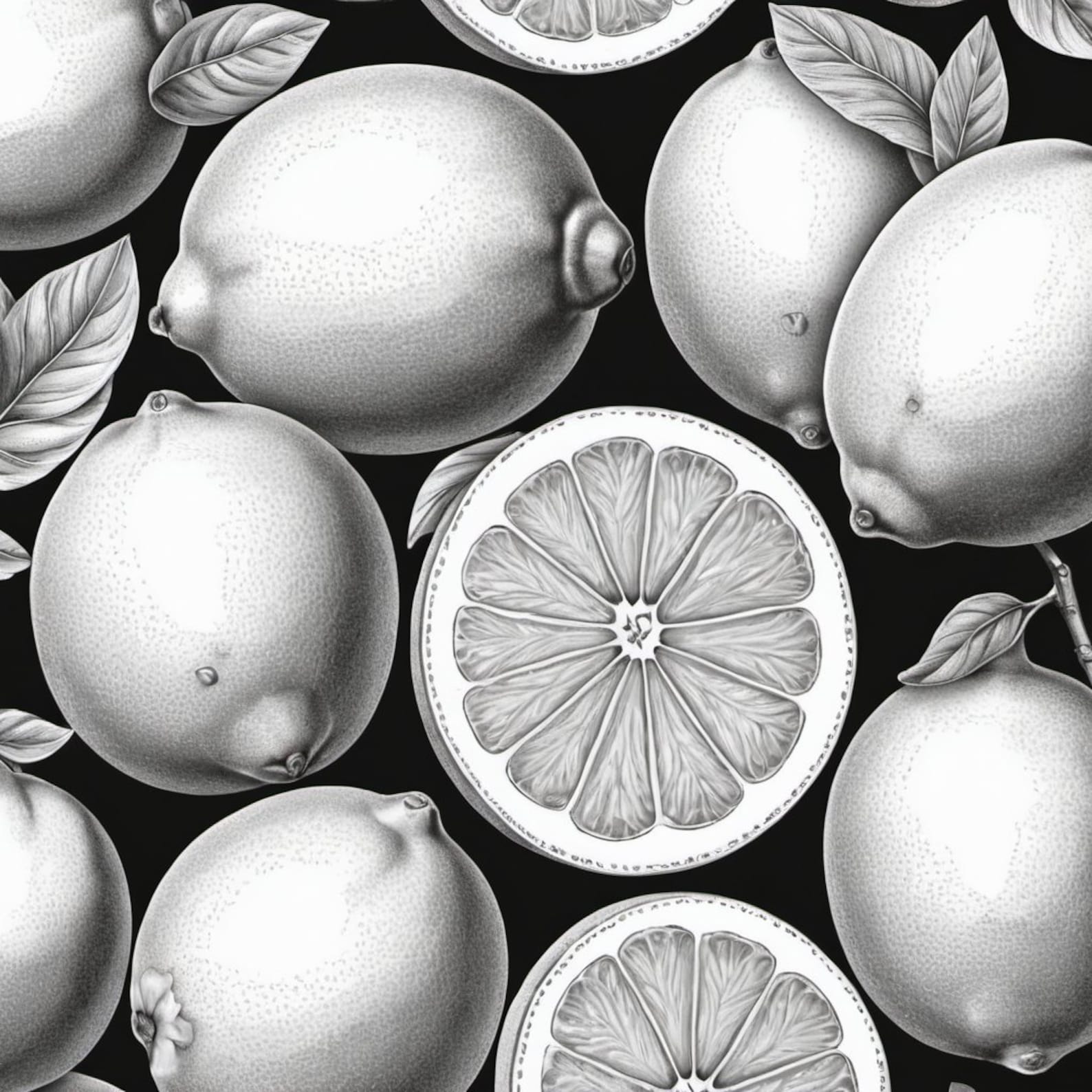 25 Printable Gray Scale Coloring Pages Fruit Adult Coloring Pages - Etsy