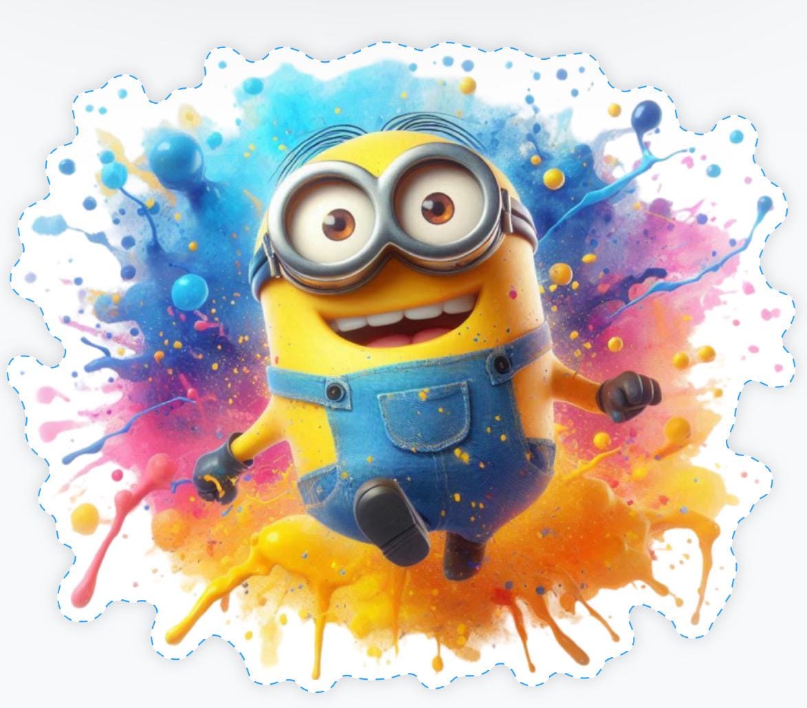 Minion Dave's Dazzling Dash Vinyl Sticker - Etsy