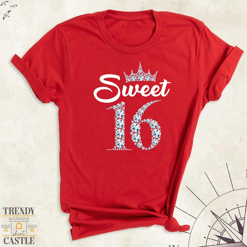 Sweet 16 Shirt - Etsy
