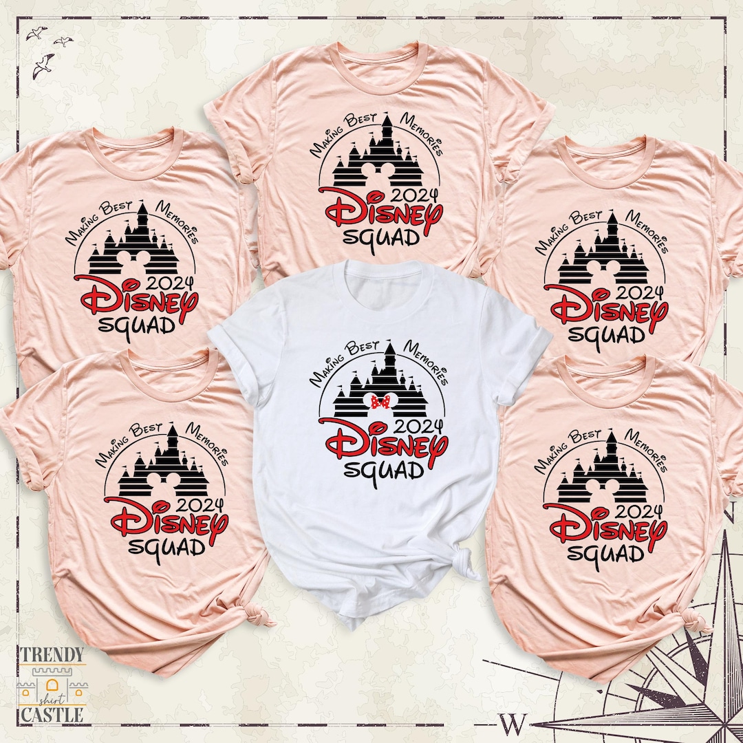 2025 Disney Squad Shirt, Custom Disney Group Tee, Family Matching ...