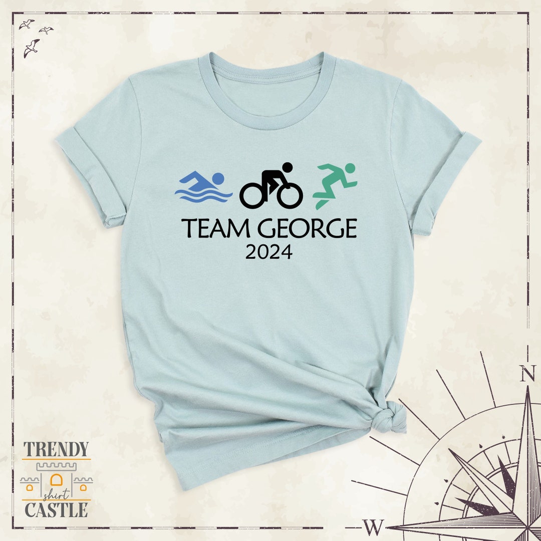 Triathlon Shirts, Custom Team Name Triathlon Shirt, Swimming Biking ...