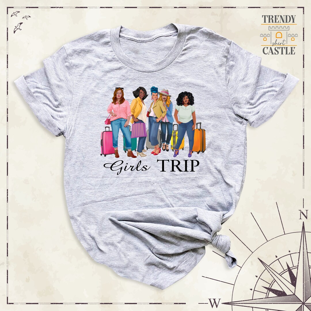 Girls Trip Shirt, Summer Holiday Best Friends Gift Tee, Girls Vacay ...