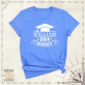 2024 Graduate Custom Name Shirt, Senior 2024 Tshirt, Gift for ...