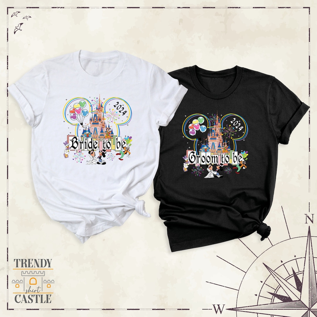 Disney Bride to Be Groom to Be Shirt, Disney Bachelorette Party Tee ...