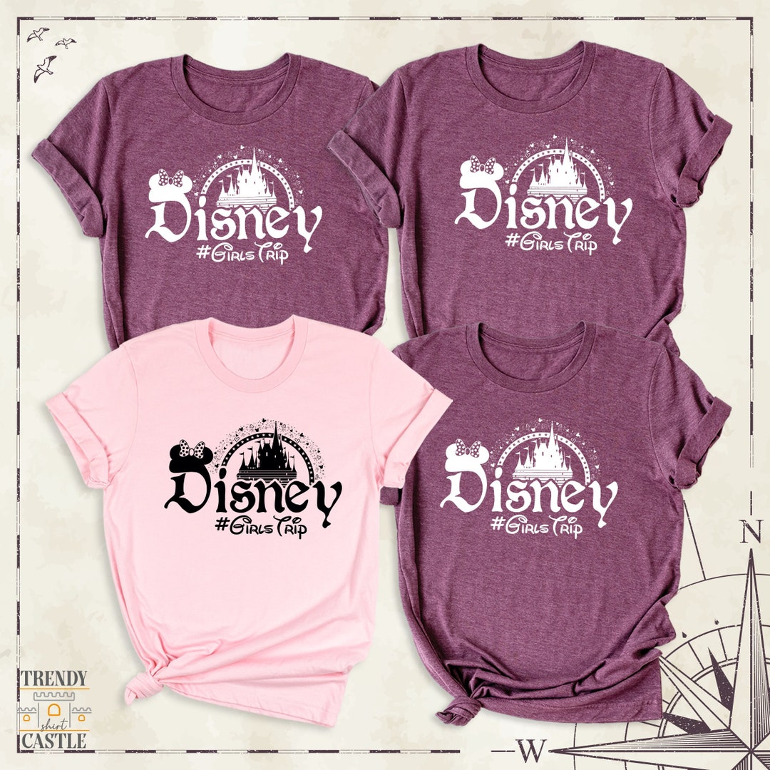 Disney Girls Trip Group Shirt, Best Friends Trip Gift Tee, Disney Girls ...