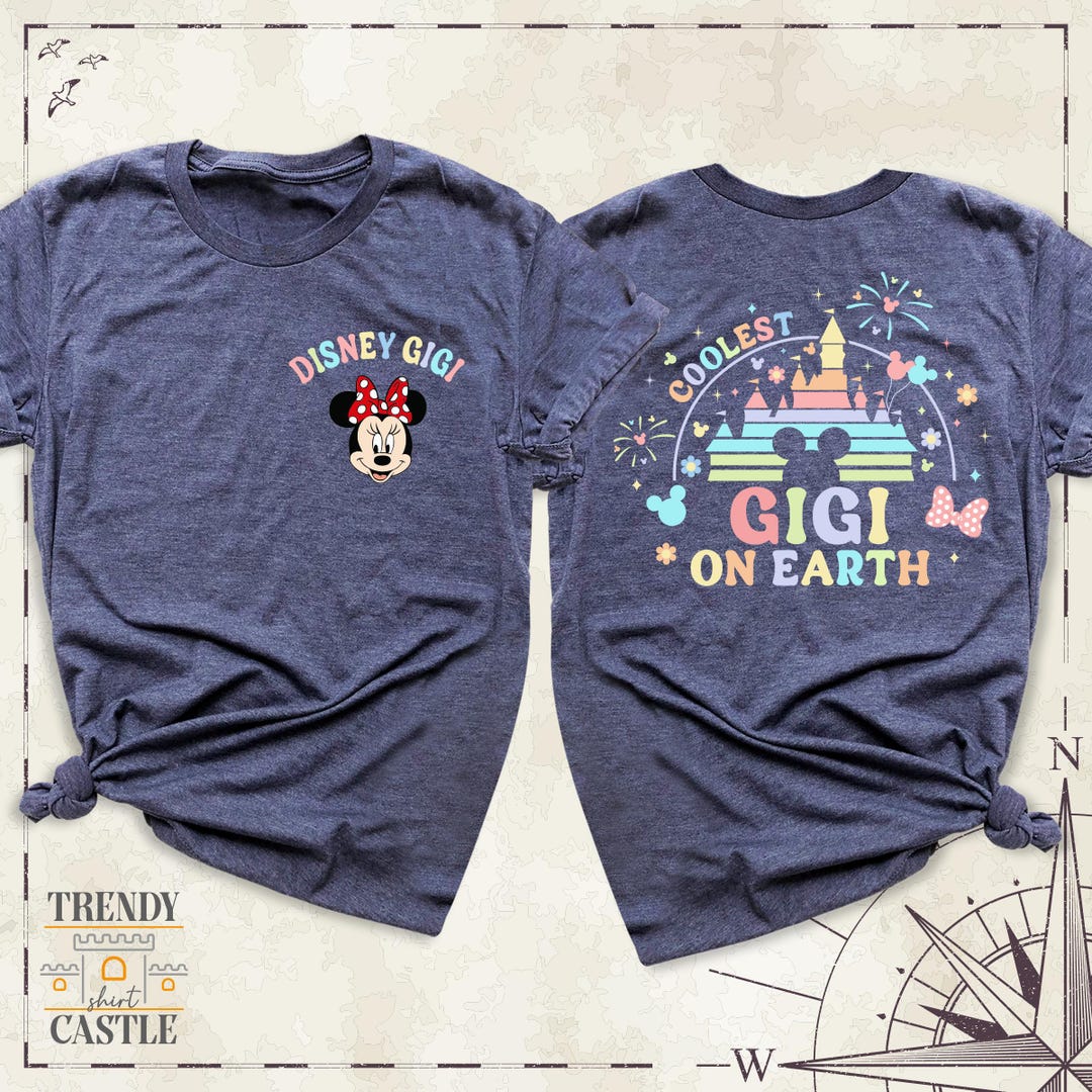 Disney Gigi Shirt, Disney Family Shirt, Coolest Gigi on Earth Tee, New ...