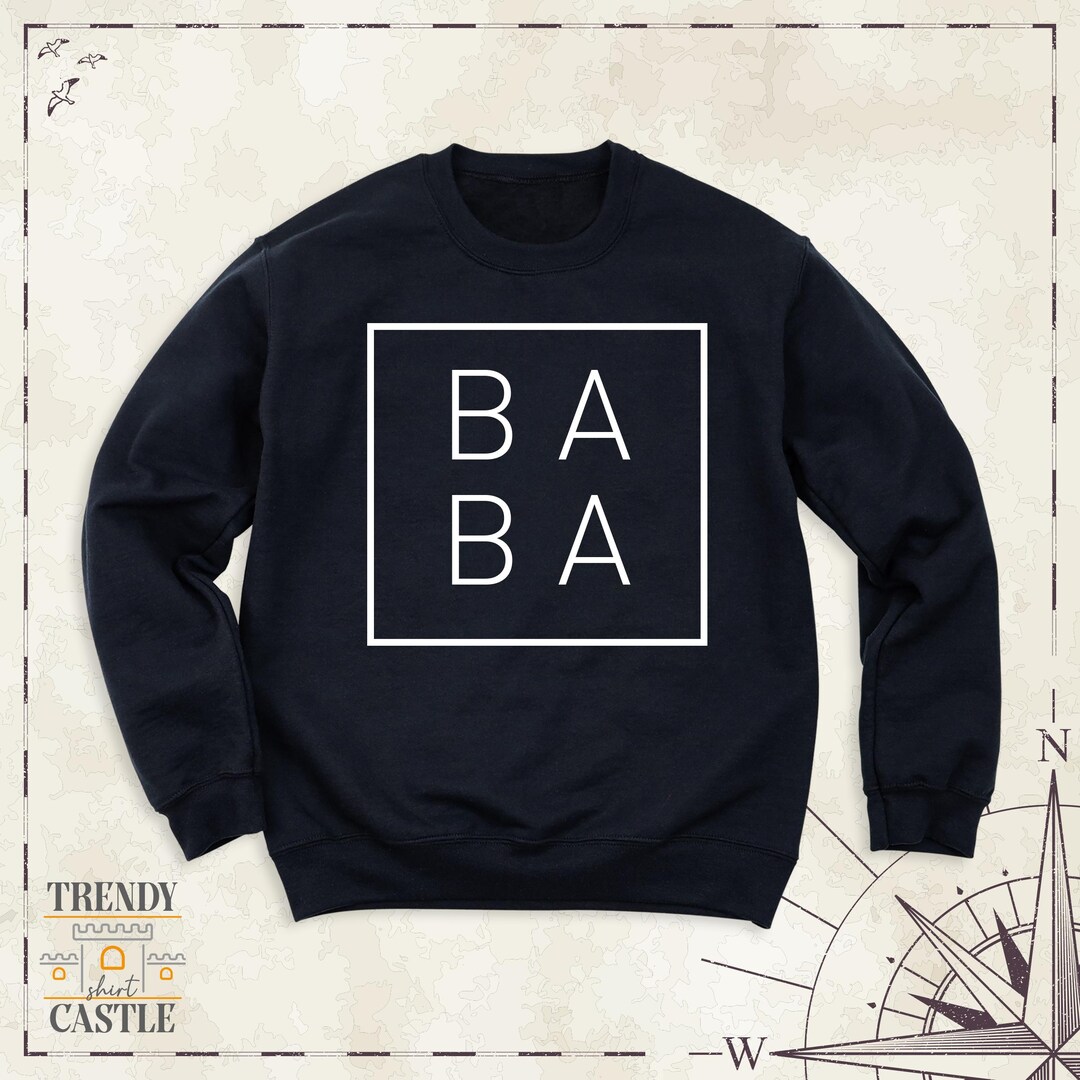 Baba Sweatshirt, New Dada Shirt, Family Matching Tee, Fathers Day ...
