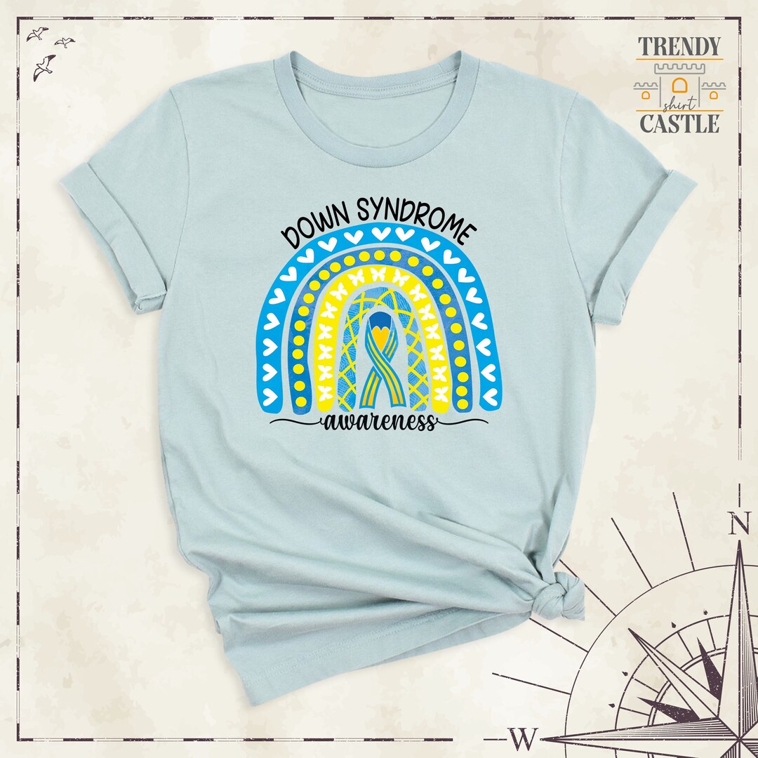 Down Syndrome Awareness Month Tee, Down Syndrome Support Shirt, Down ...