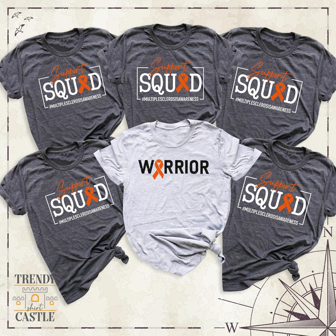 Multiple Sclerosis Awareness Shirt, MS Warrior Tee, Support MS Shirts ...