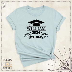2024 Graduate Custom Name Shirt, Senior 2024 Tshirt, Gift for ...