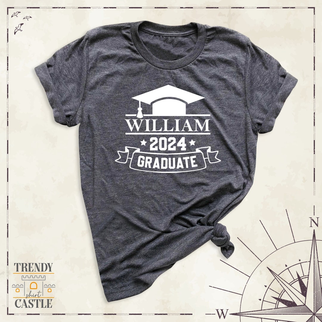 2024 Graduate Custom Name Shirt, Senior 2024 Tshirt, Gift for ...