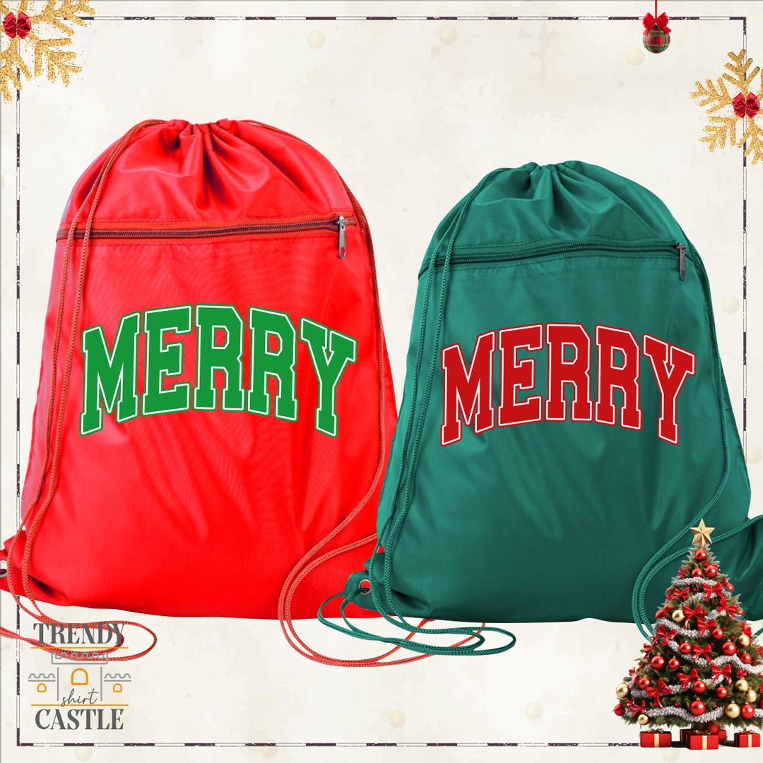 Christmas 2026 Merry Bag, Family Matching Christmas Women Backpack ...