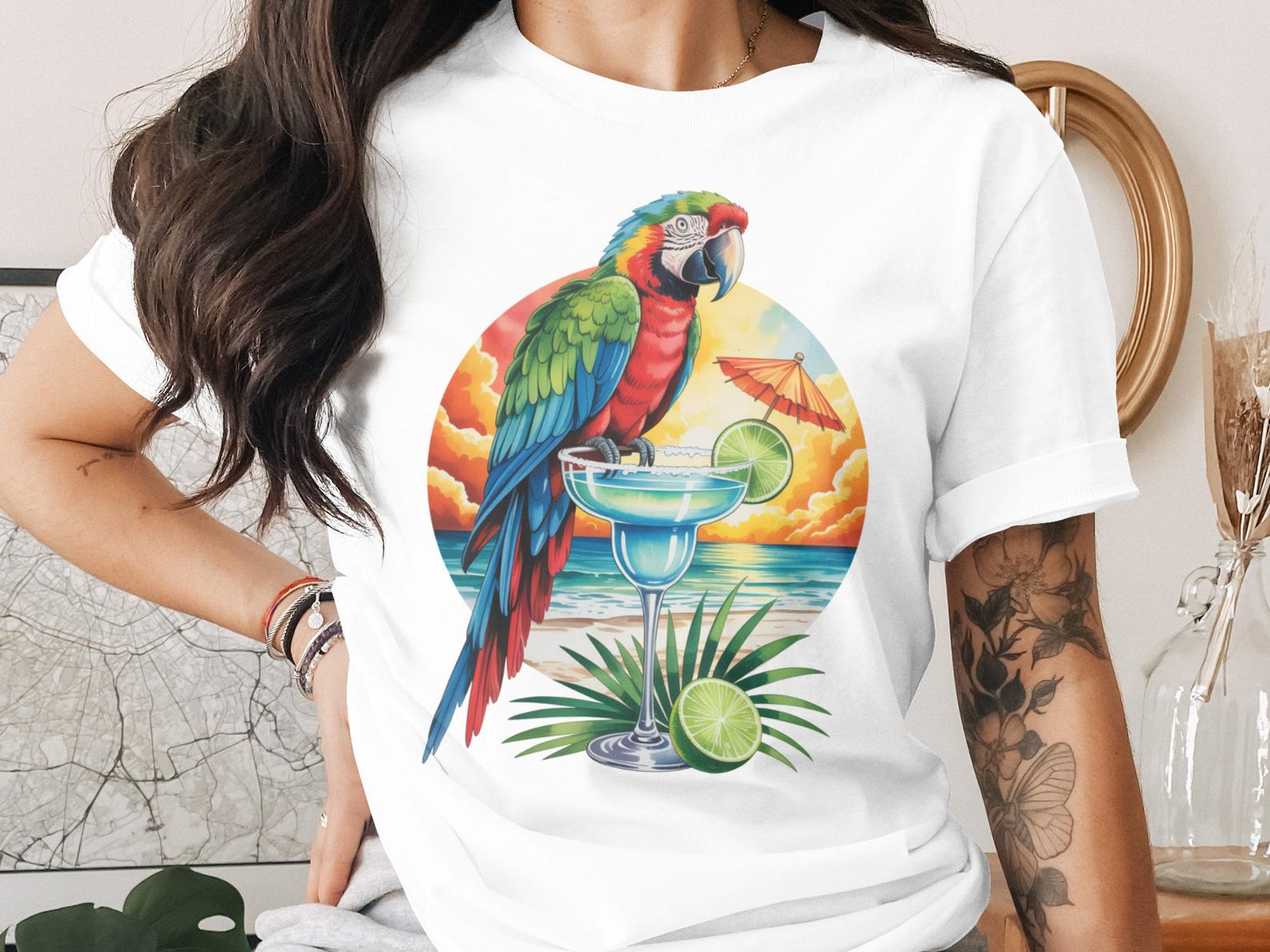 Parrot Cocktail PNG Bundle: Tropical Bird Clipart (digital Download - Etsy