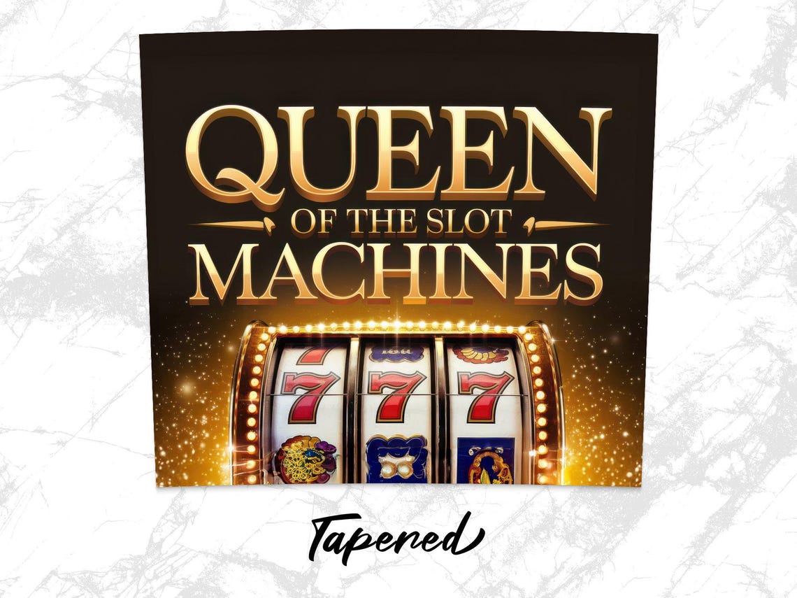 Queen of the Slot Machines Tumbler Wrap: Casino PNG Design (digital) - Etsy