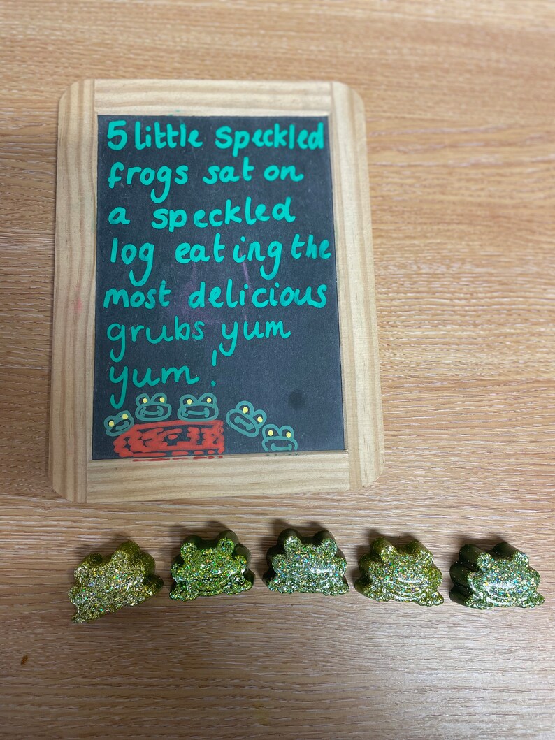5 Little Speckled Frogs - Etsy