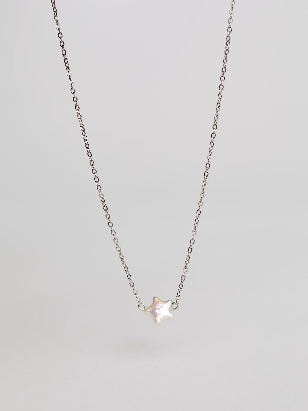 Everyday Silver Necklace, Minimalist Teenager Jewelry, Real Pearl ...