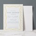 Garden Baby Shower Invitation, Yellow Floral Border, Editable 5x7 Girl ...