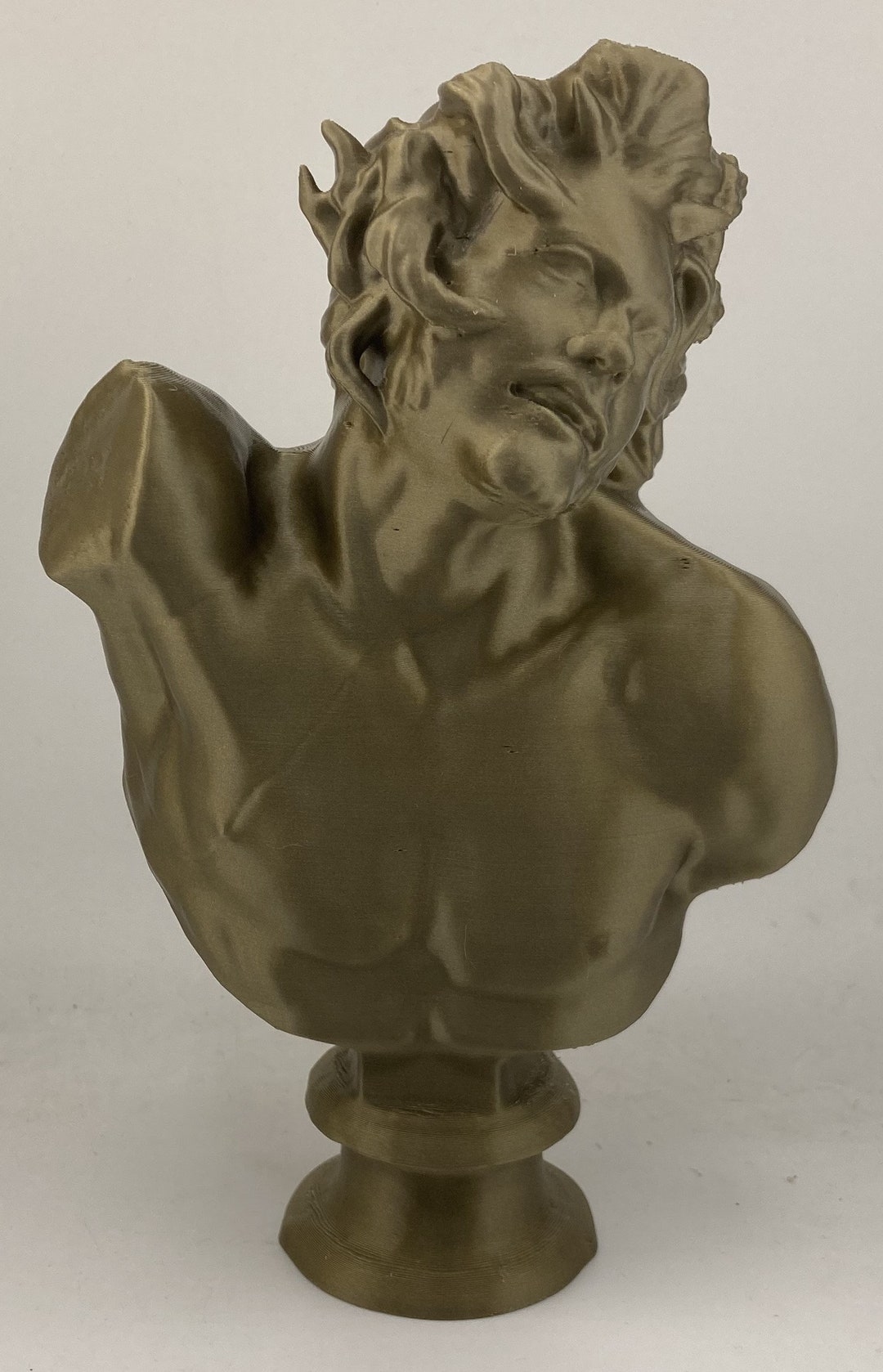 Roman Sculpture Satyr Herculaneum 7.9 Inch/200 Mm, Museum Reproduction ...