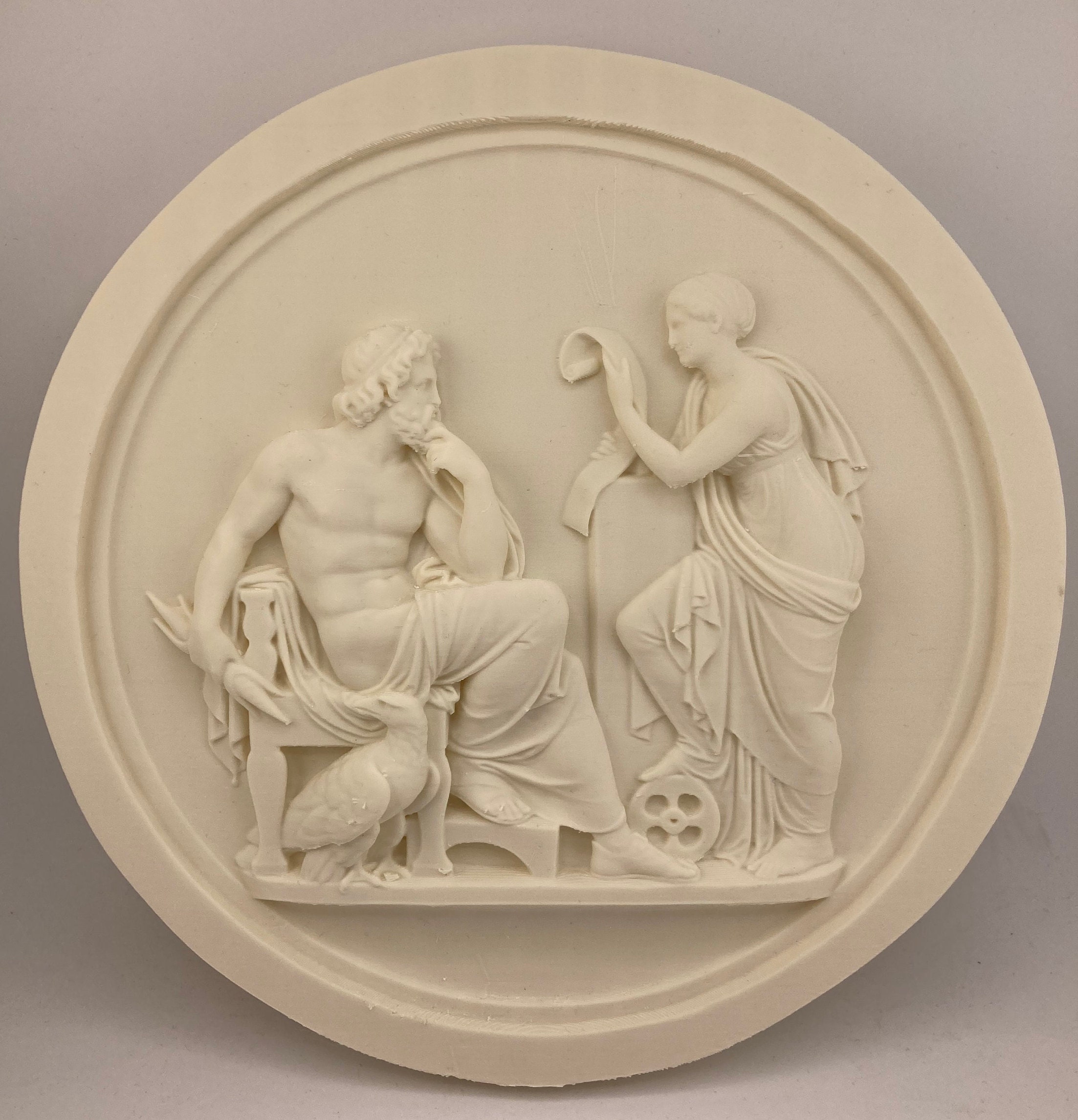 Thorvaldsen Classical Sculpture Jupiter and Nemesis 7.9 Inch/200 Mm ...