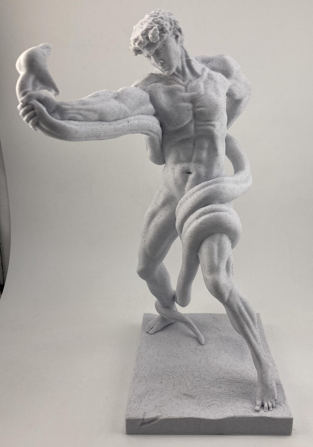 Frederic Leighton Classical Sculpture Athlete Wrestling a Python 9.8 ...