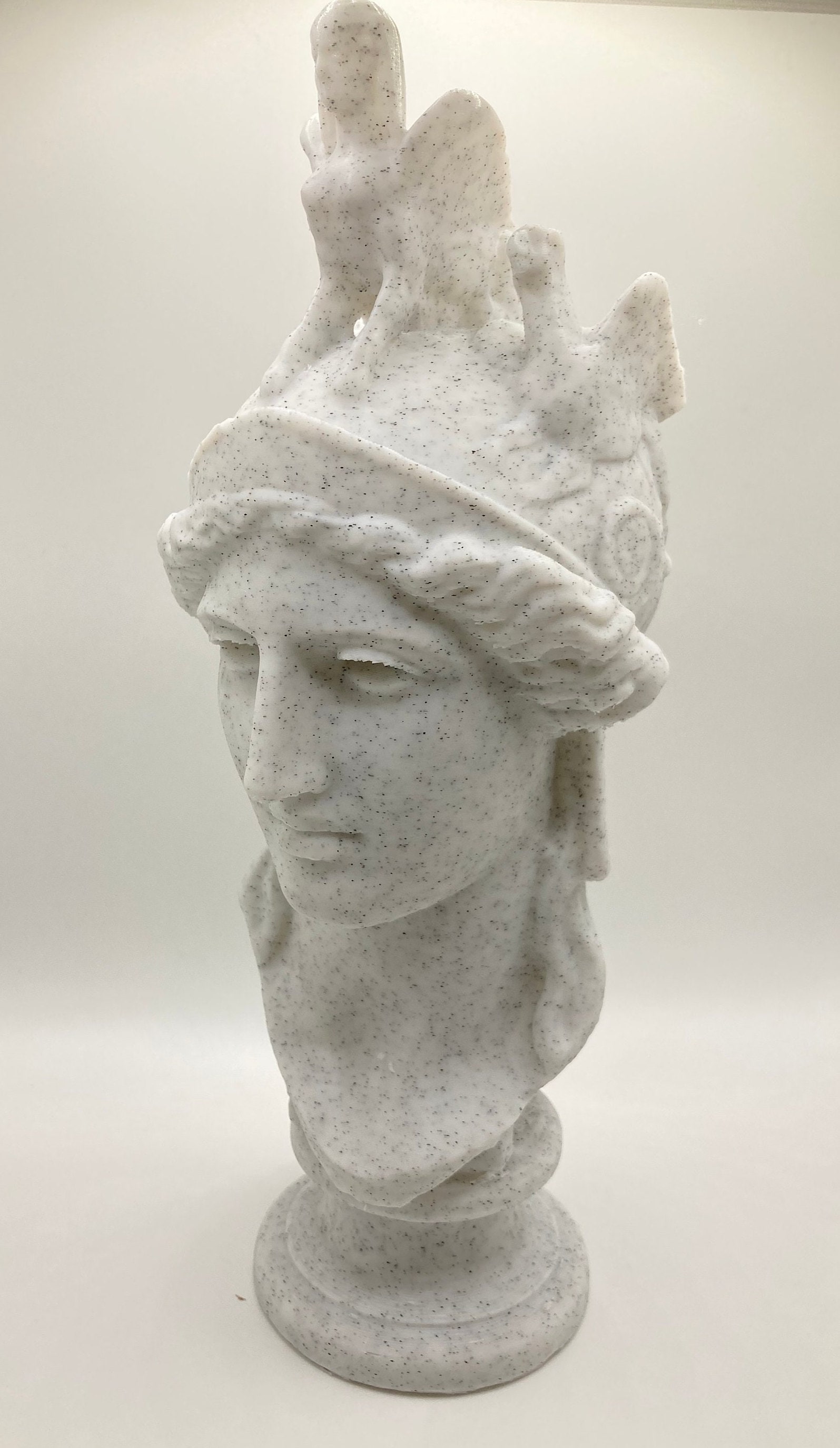 Greek Sculpture Head of the Hope Athena 8.6 Inch/225 Mm, Museum ...