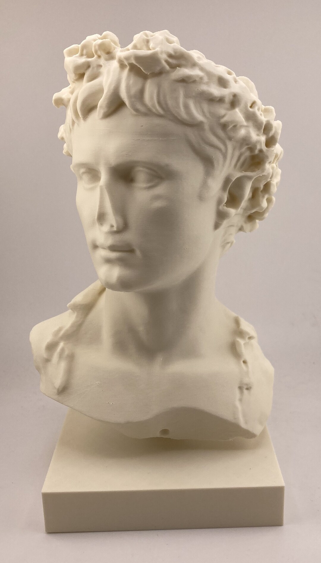 Roman Sculpture Augustus Crowned 8.6 Inch/225 Mm, Museum Reproduction ...