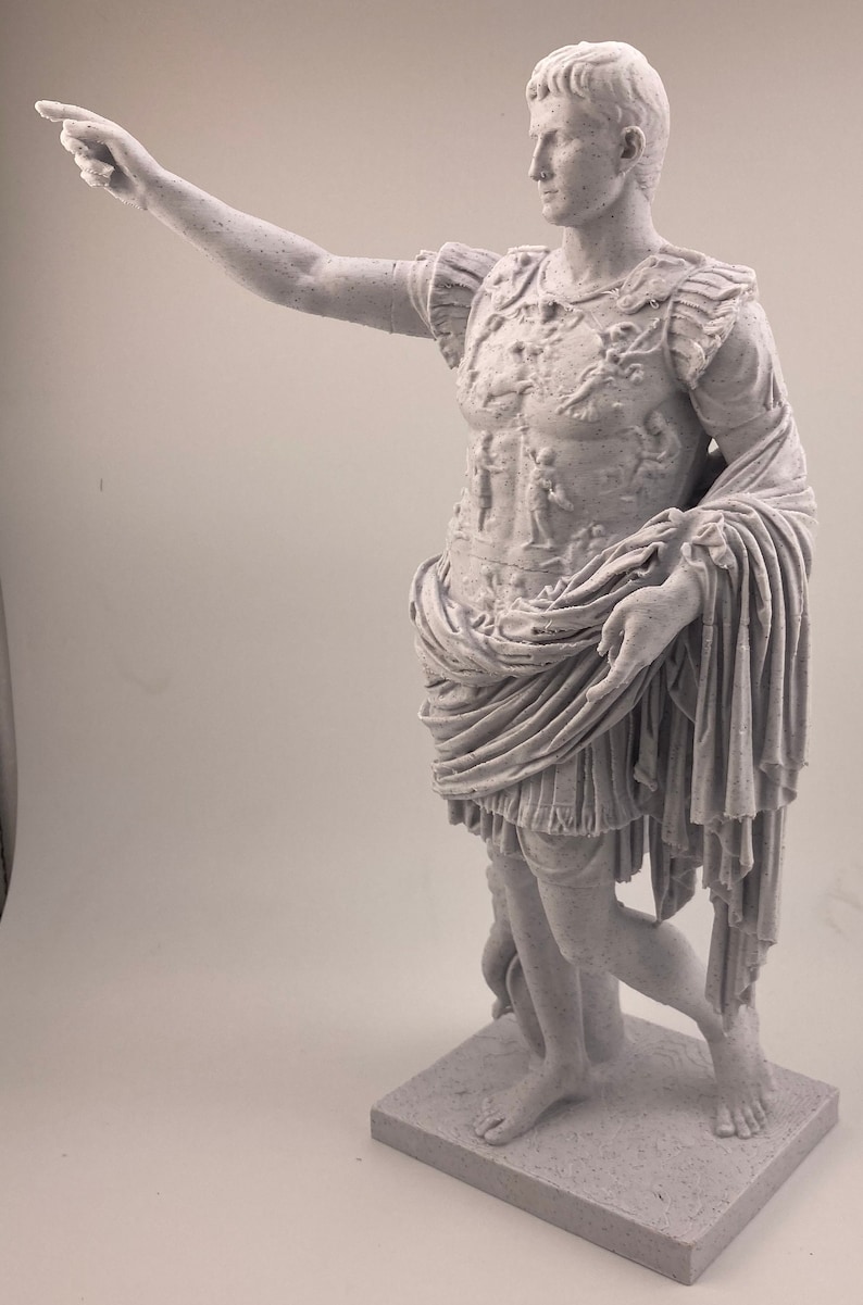 Roman Sculpture Prima Porta Augustus 9.8 Inch/250 Mm, Museum ...