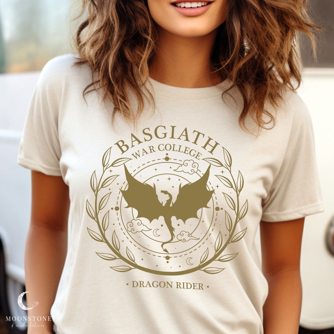 Basgiath War College Dragon Unisex T-shirt Top Tee Fourth Wing Iron ...