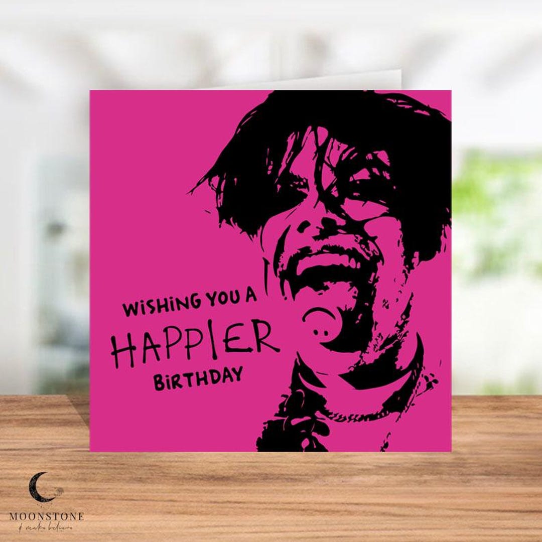 Yungblud Inspired Birthday Card - Emo Goth Punk Rock Music - Etsy UK