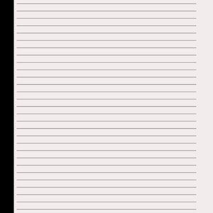 Lined Notebook Paper Bundle - Etsy