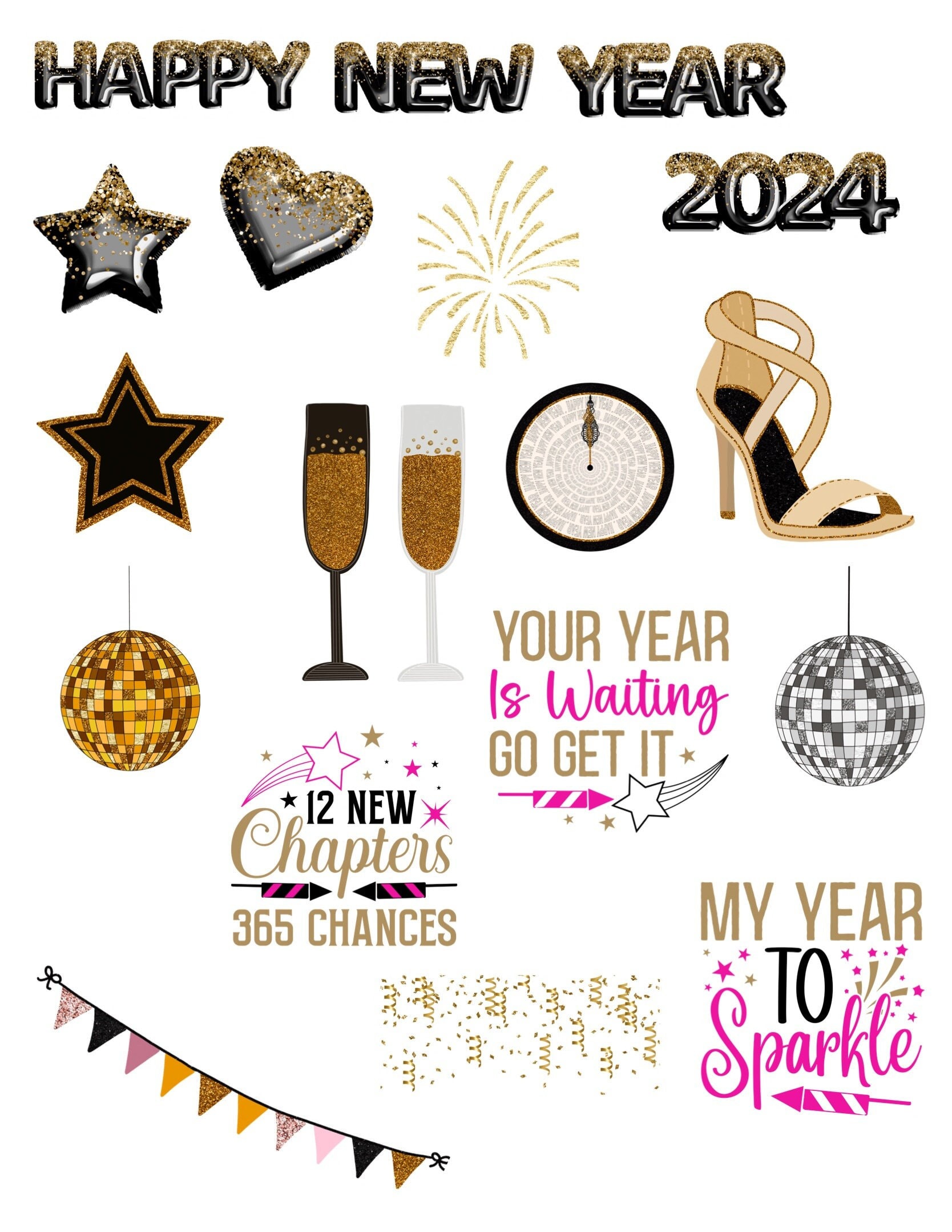 2024 New Year Bundle - Etsy