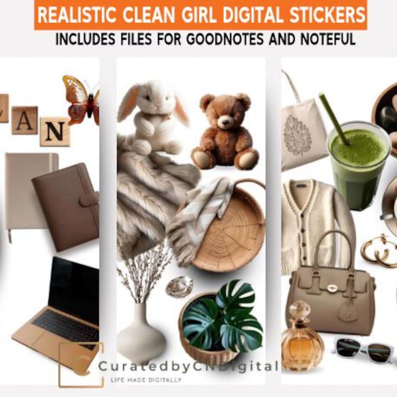 Sticker Pack Clean Girl - Etsy