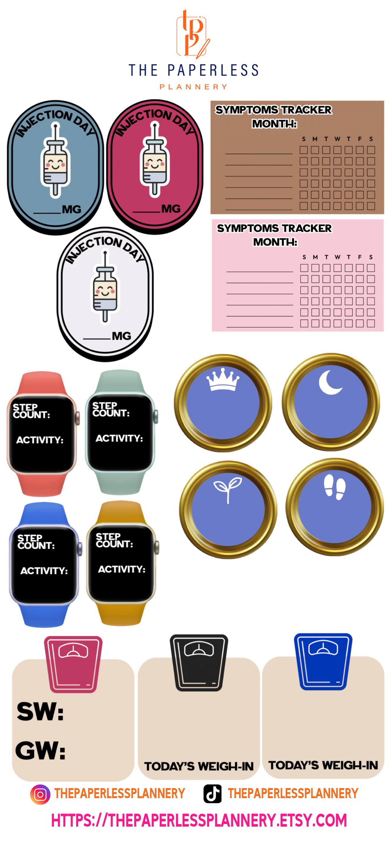 GLP-1 Reset Digital Stickers - Etsy