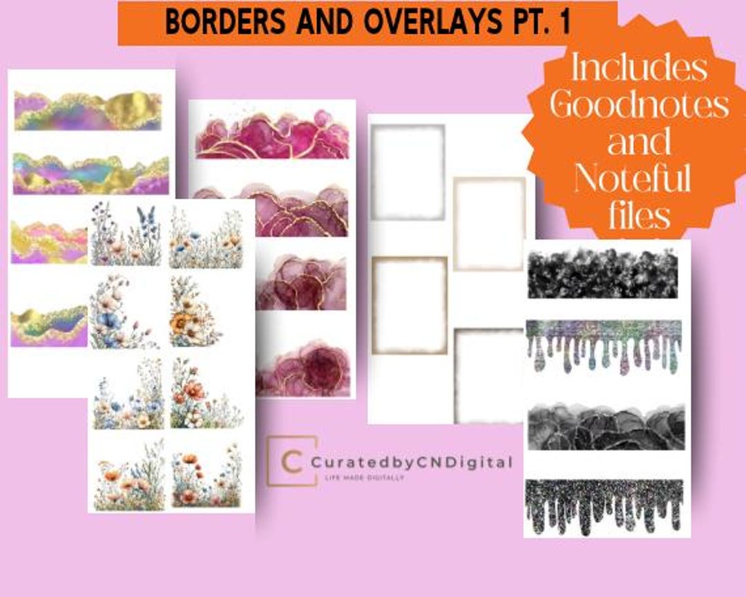 Borders and Overlays Pt. 1 - Etsy