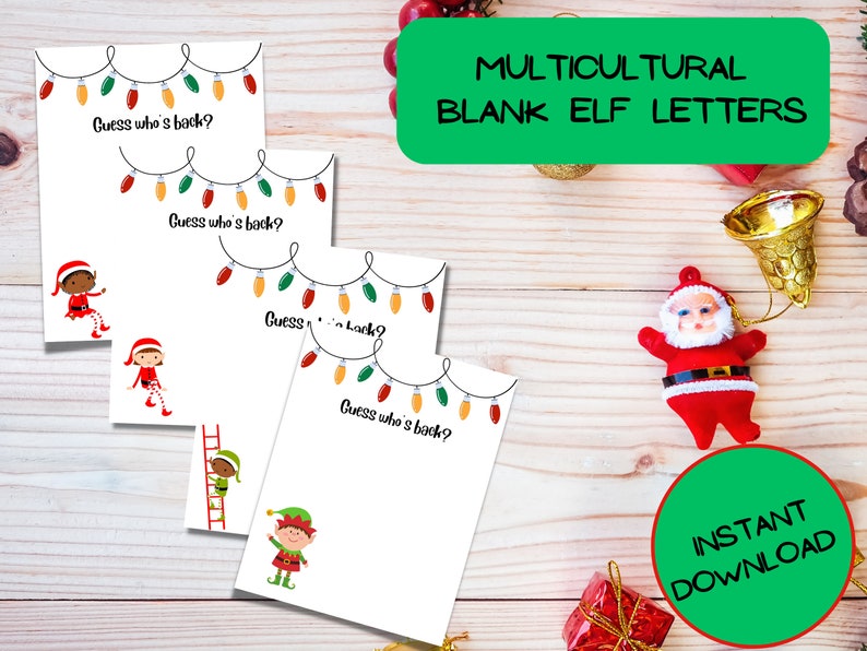 Blank Elf Template - Etsy