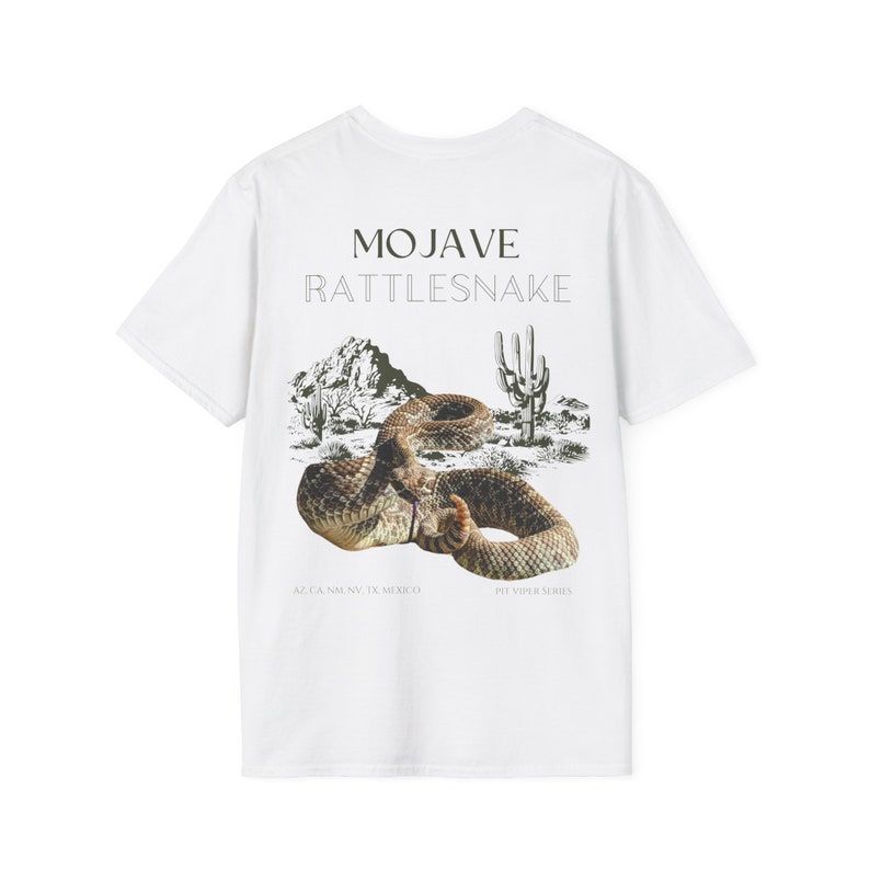 Rattlesnake Shirt, Mojave Rattlesnake Shirt, Wildlife Shirt, Unisex T ...