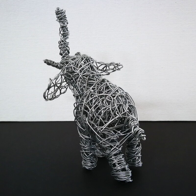Wire Elephant - Etsy