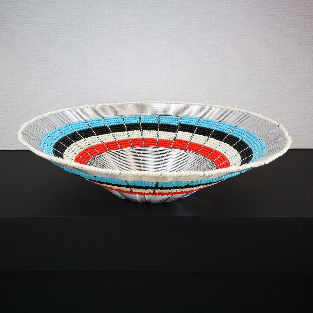 Beaded Wire Bowls, African Wire Bowls, Wire Bowls, Accent Bowls ...