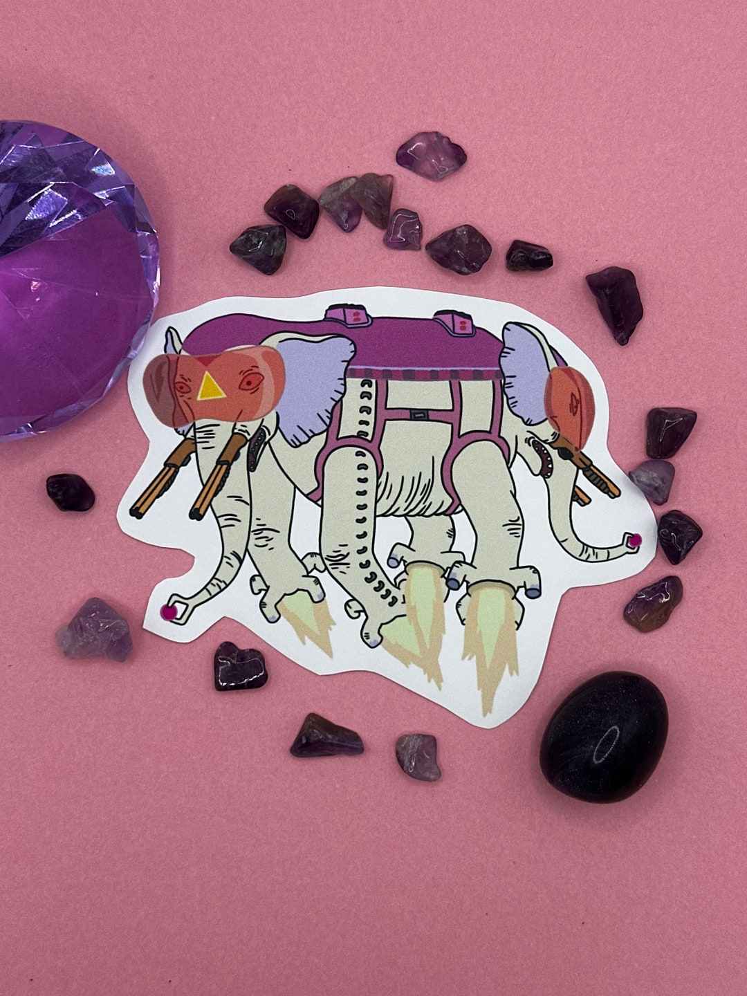 Ancient Psychic Tandem War Elephant - Etsy