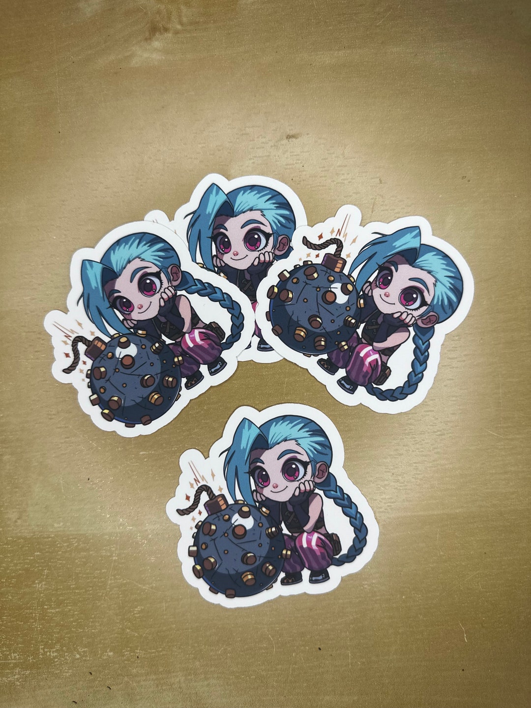Jinx From Arcane LOL, League of Legend Cartoon Sticker - Etsy
