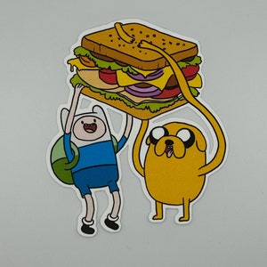 Finn and Jake Sticker - Etsy