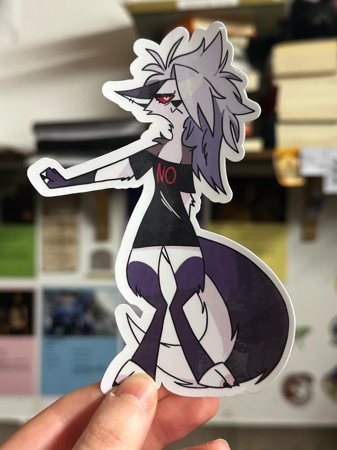 Laminated Sticker Paper Loona Helluva Boss - Etsy