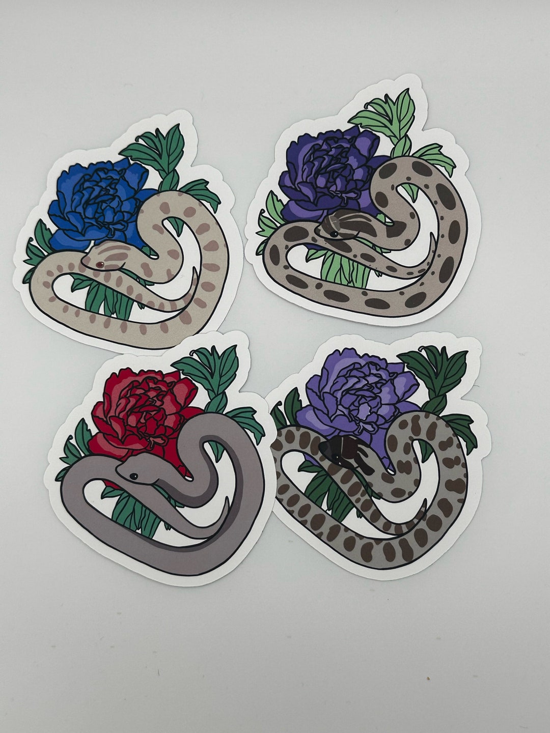Colorful Hognose Snake Stickers, Heterodon Nasicus Decals for Laptops ...
