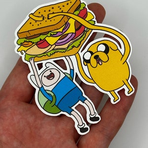 Finn and Jake Sticker - Etsy