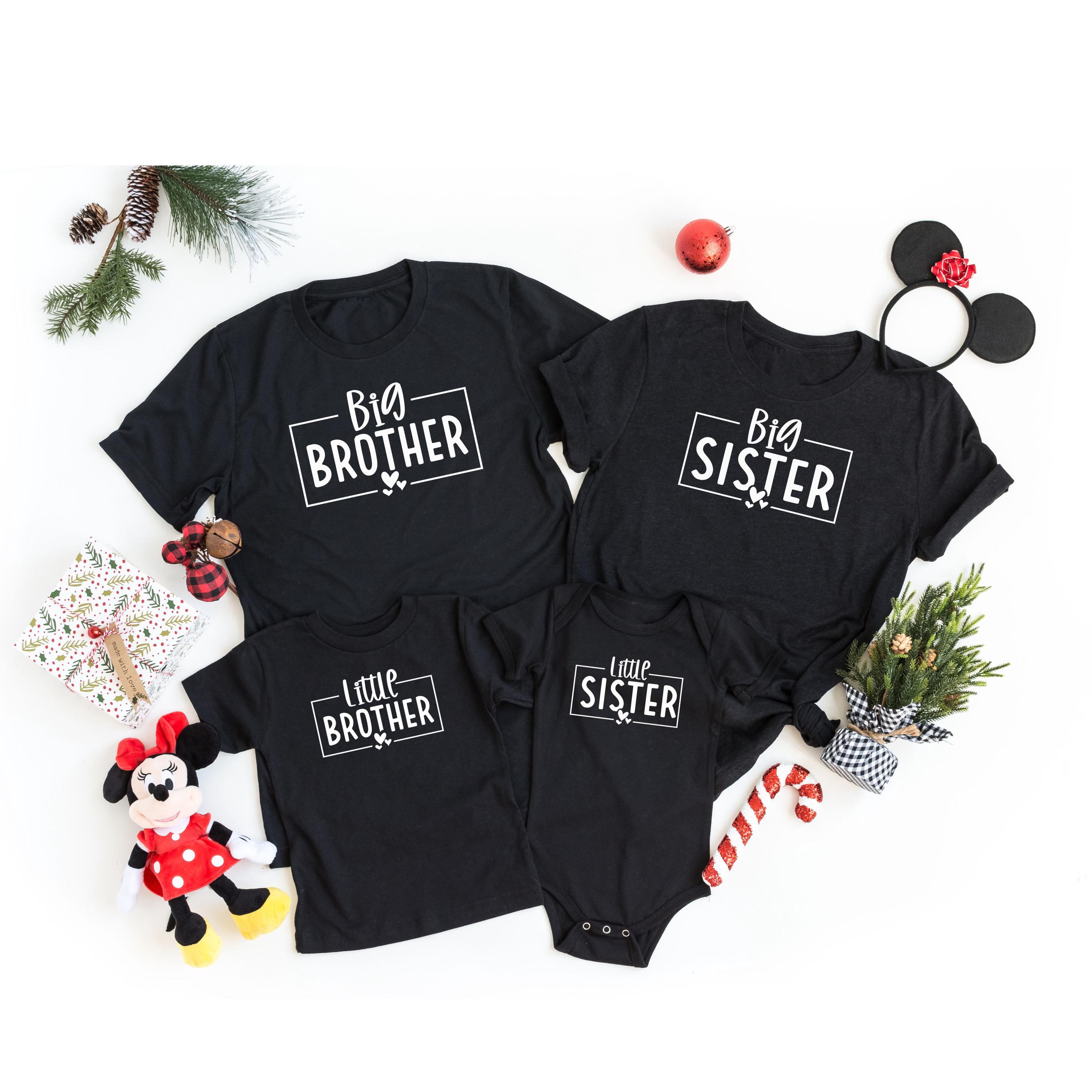 Sibling Matching T-shirt, Little Brother Tee, Cousin Crew Shirts for ...